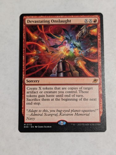Devastating Onslaught *Mythic Rare* Magic MtG x1 Edge of Eternities | eBay