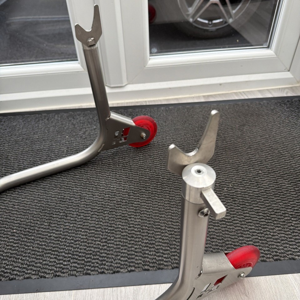 HARRIS Performance Rear Stainless Steel Paddock Stand Prong Fork Type ...