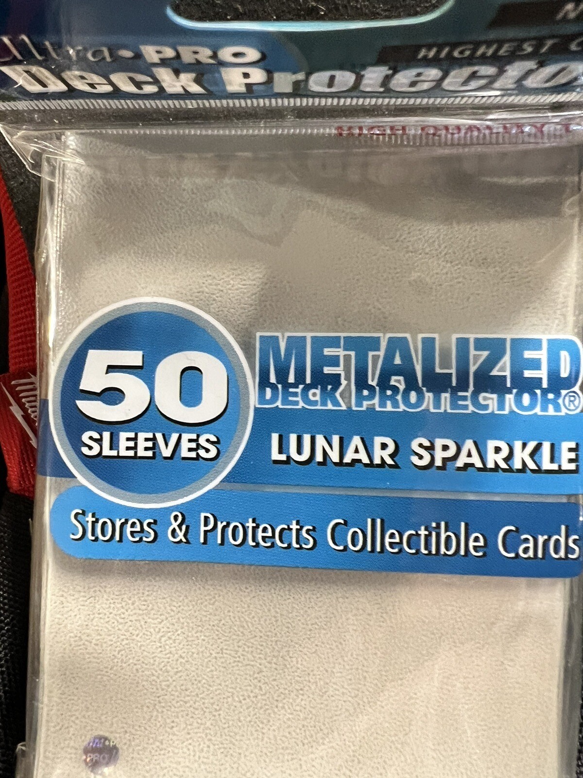 ULTRA PRO METALIZED LUNAR SPARKLE DECK PROTECTOR SLEEVES (STANDARD SIZE ...