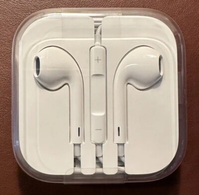 Genuine Apple Corded White Earpods Earbuds Headphones 3.5mm - Brand NEW ...