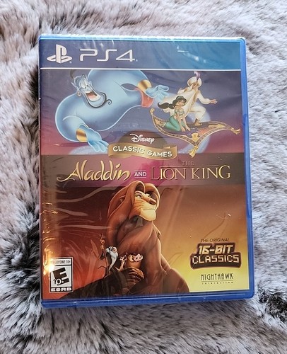 NEW! Disney Classic Games: Aladdin and The Lion King - Sony PlayStation ...