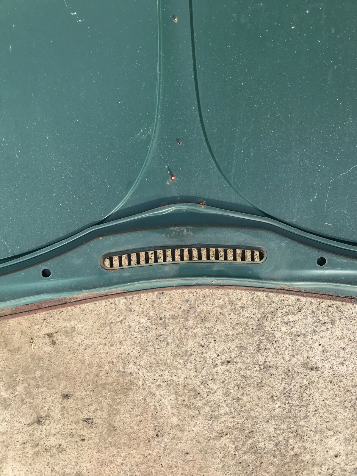Classic VW beetle bonnet 1300/1500 models with vents. Solid imported ...
