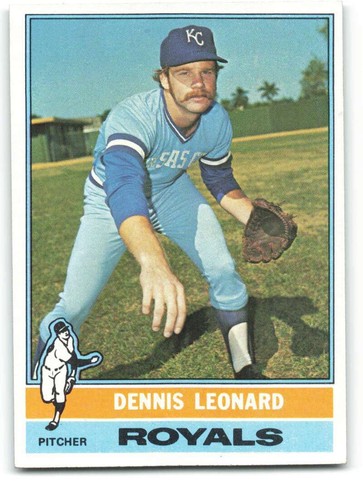 1976 Topps #334 Dennis Leonard NM+ Royals ID:331490 | eBay