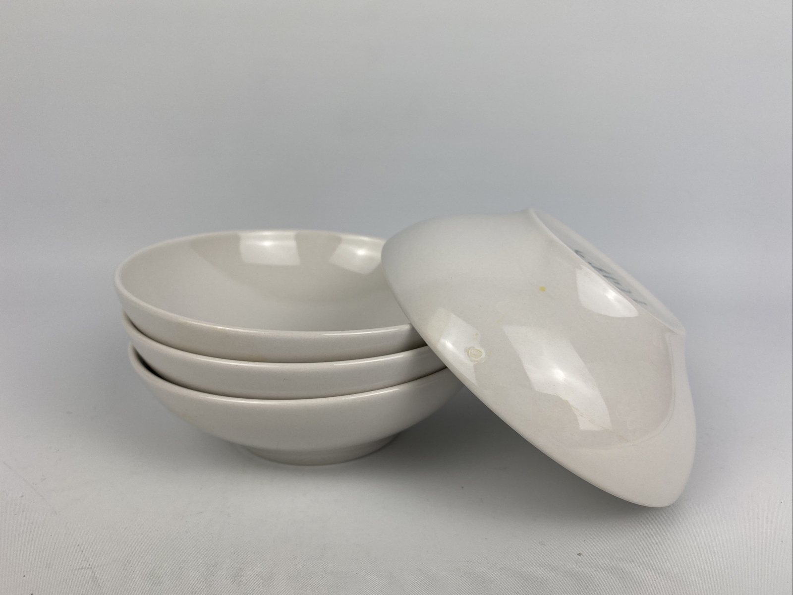 Franciscan Whitestone Ware Cloud Nine Dessert Berry Bowls Mid Century ...