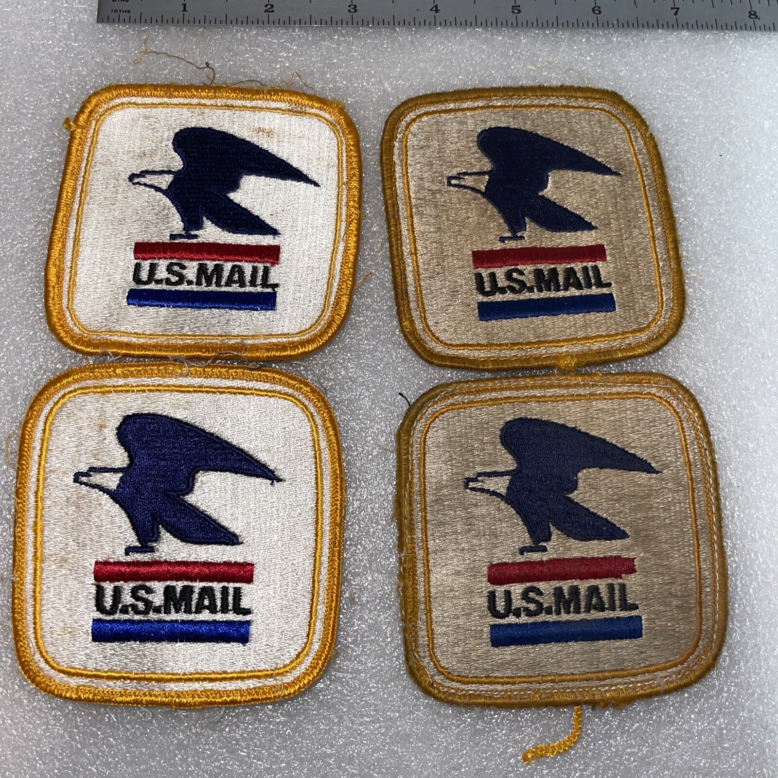 Vintage US mail patch 3.25“ x 3.25“ Lot Of Four | eBay