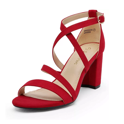women-chunky-block-heel-open-toe-across-strap-buckle-wedding-party
