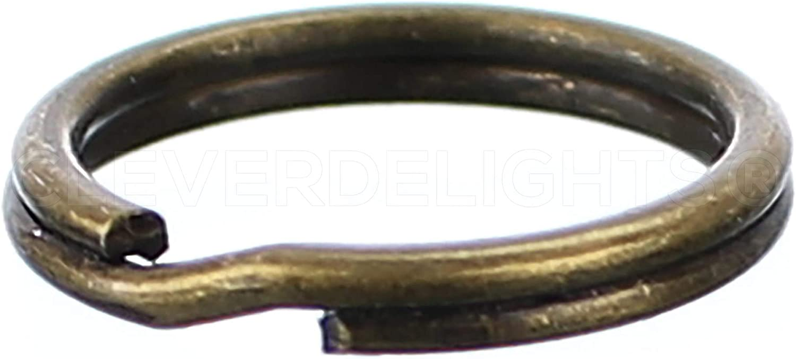 9/16" Key Rings - Antique Bronze Color - 100 Pack - Strong Split Key ...