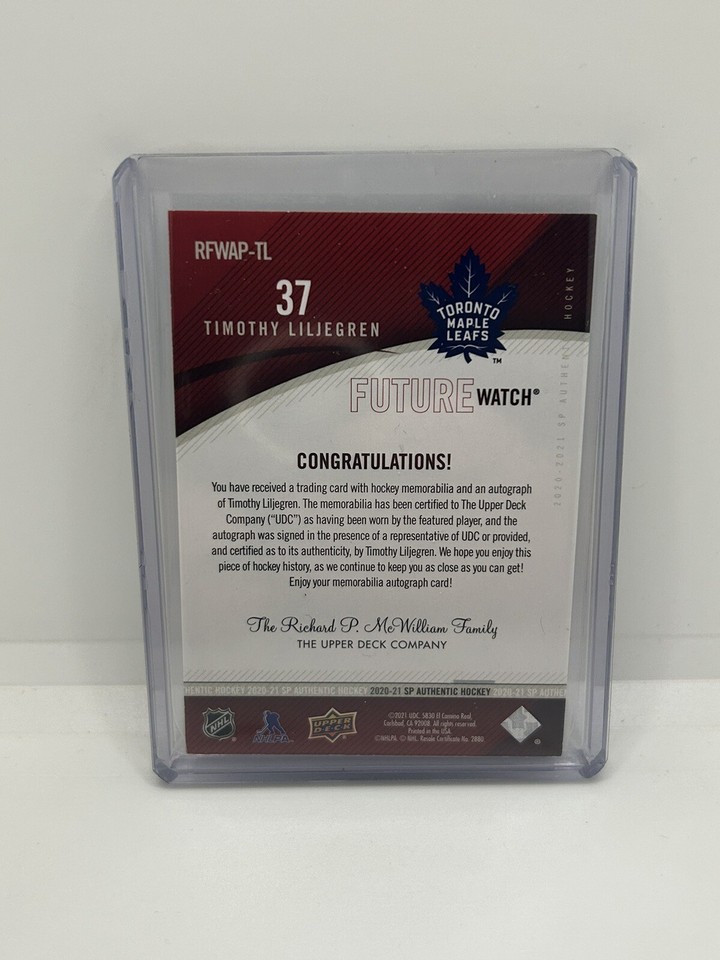 2020-21 SP Authentic - Limited Future Watch Autograph Patch Future ...