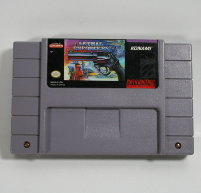 Lethal Enforcers - SNES - Super Nintendo Game - Loose Tested | eBay