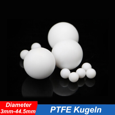 Weiß PTFE Kugeln PTFE Ball Ø3-44.5mm Membranpumpen Dichtungskugeln ...