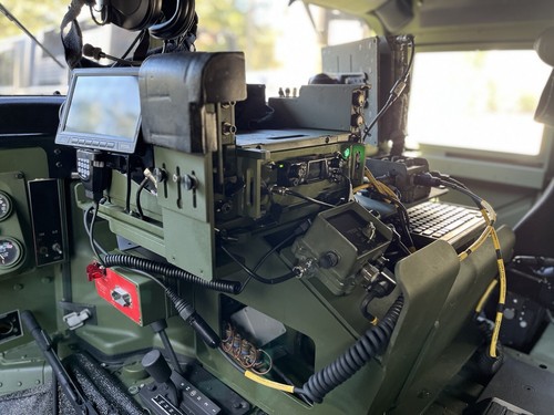 Military Vic-3 Complete System For HMMWV And Tactical Vehicles Radio ...