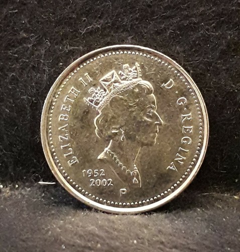 2002 Canada 5 cents, Elizabeth II, Golden Jubilee, KM-446 (CA4) | eBay
