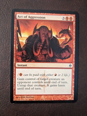 Act of Aggression - Magic The Gathering MTG Collectible Card game | eBay