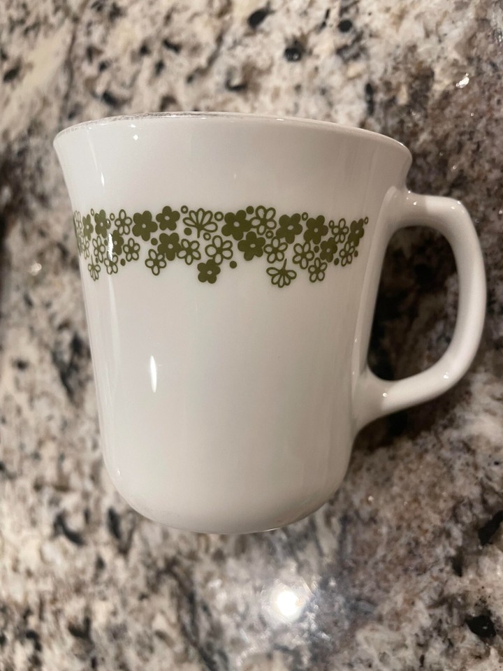 Vintage Corelle Spring Blossom Green (Crazy Daisy) Dinnerware Single ...