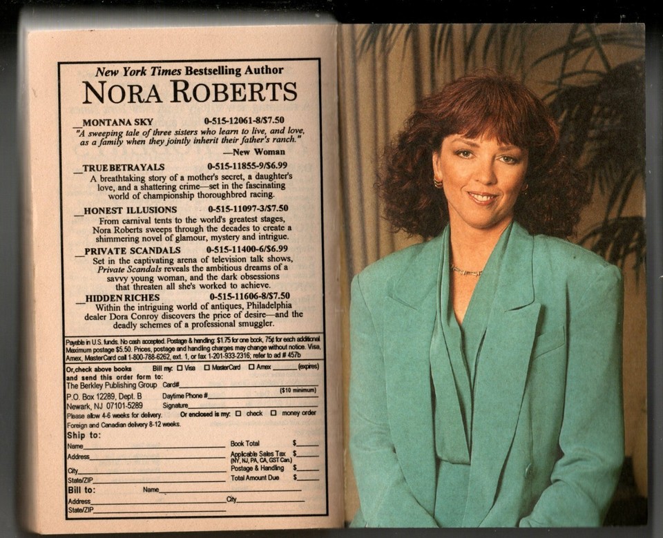 Born In Ice Contemporary Romance Paperback Book by Nora Roberts Jove ...