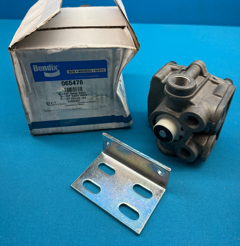 Genuine Bendix 065476 R-12P Air Brake Pilot Relay Valve | eBay