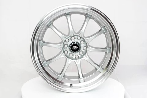 MST MT11 Wheels Rim 17x9.0 5x100/5x114.3 ET20 73.1CB Silver w/Machined ...