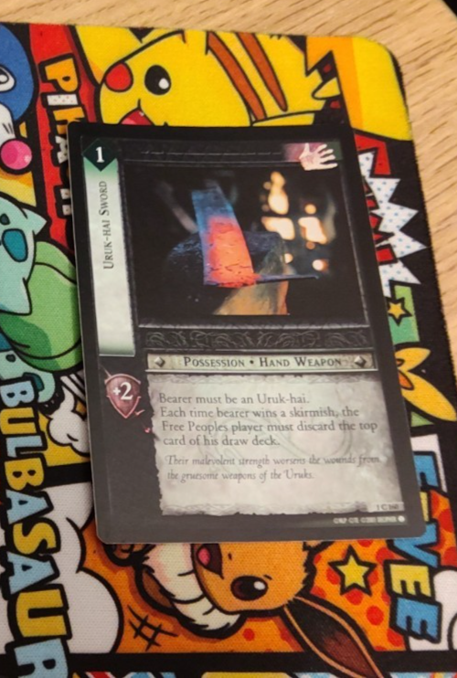 Lord of the Rings LoTR CCG TCG: Uruk-hai Sword - Foil | eBay UK