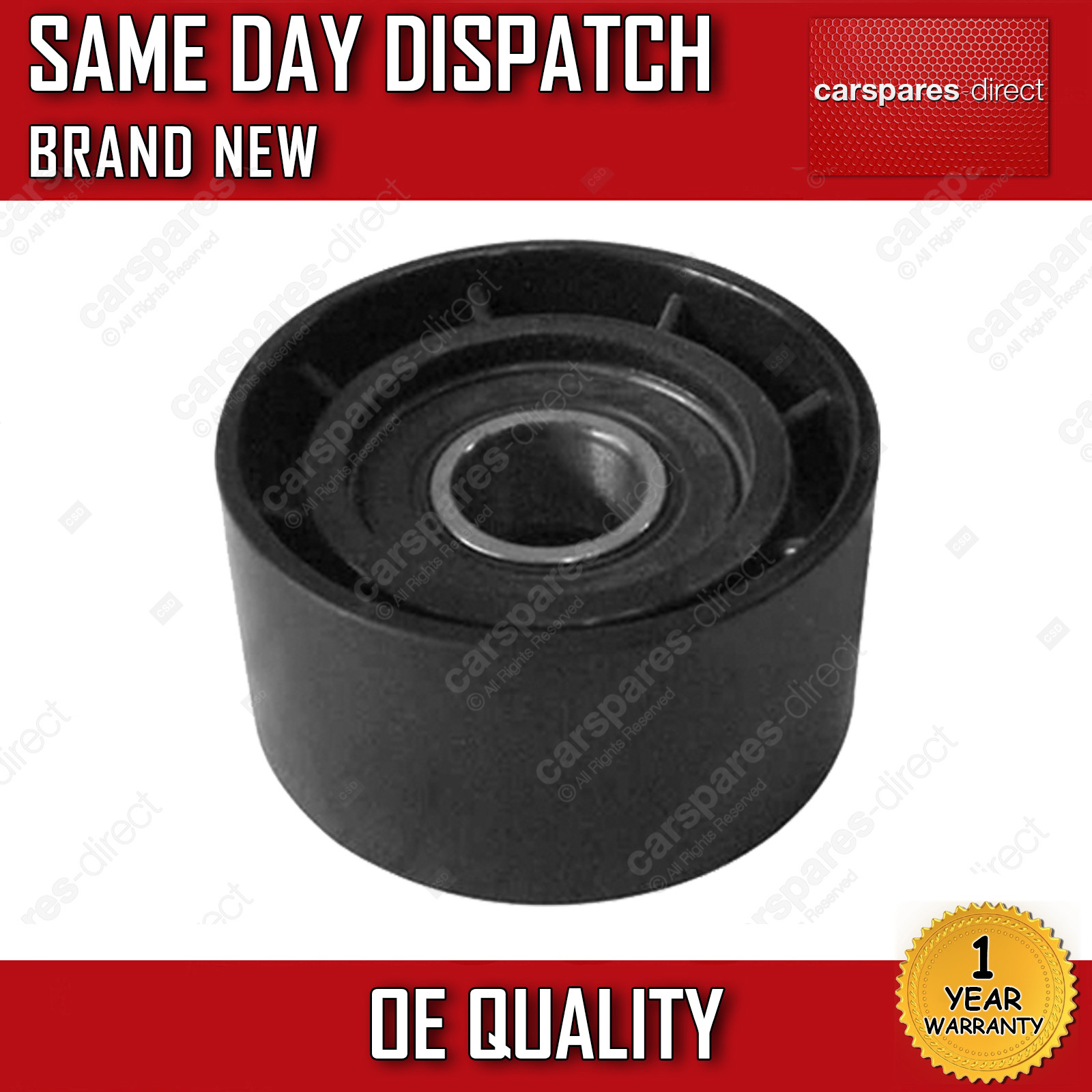 RENAULT CLIO MK2 TENSIONER PULLEY FAN BELT V RIBBED IDLER 1.4 1.6 1998 ...
