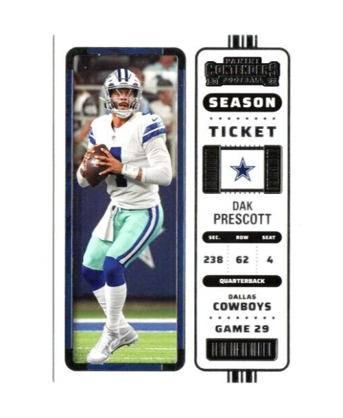 2022 Panini Contenders Football Dak Prescott SEASON TICKET #27 | eBay