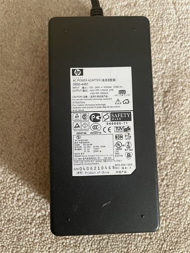 Power Cord for HP PSC 1600 Printer AC Adapter Cable 0950-4491 60950 | eBay