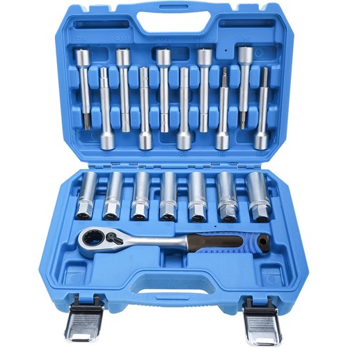 Shock Absorber Tool Kit 18pc Suspension Strut Nut Removal Top Mount ...
