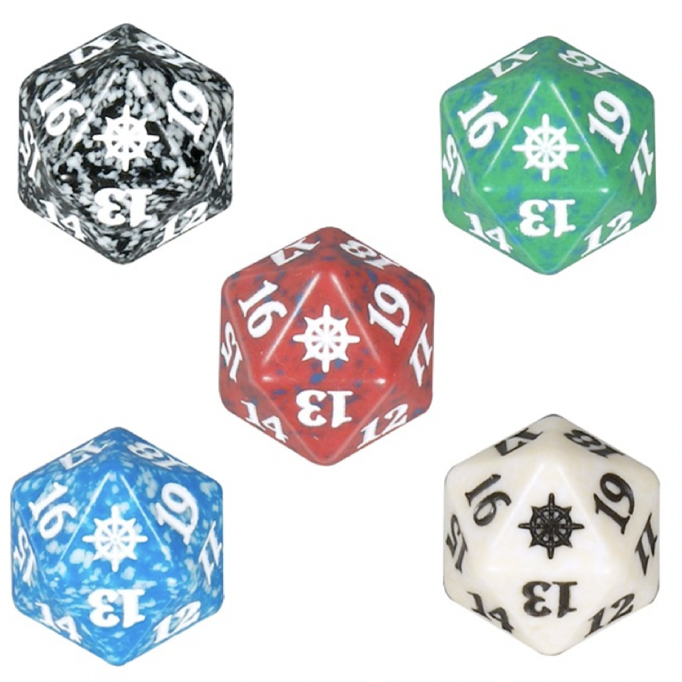 Magic the Gathering d20 Spindown Life Counter Die Lots of Sets and ...