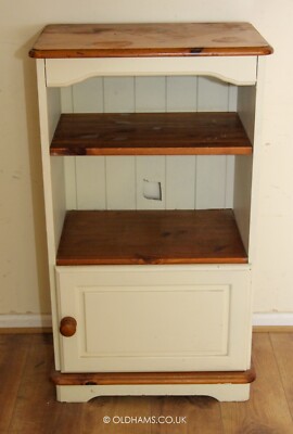 Solid Pine Shelf / Cupboard Unit - Painted Finish - 58CM Wide - 99CM High | eBay UK
