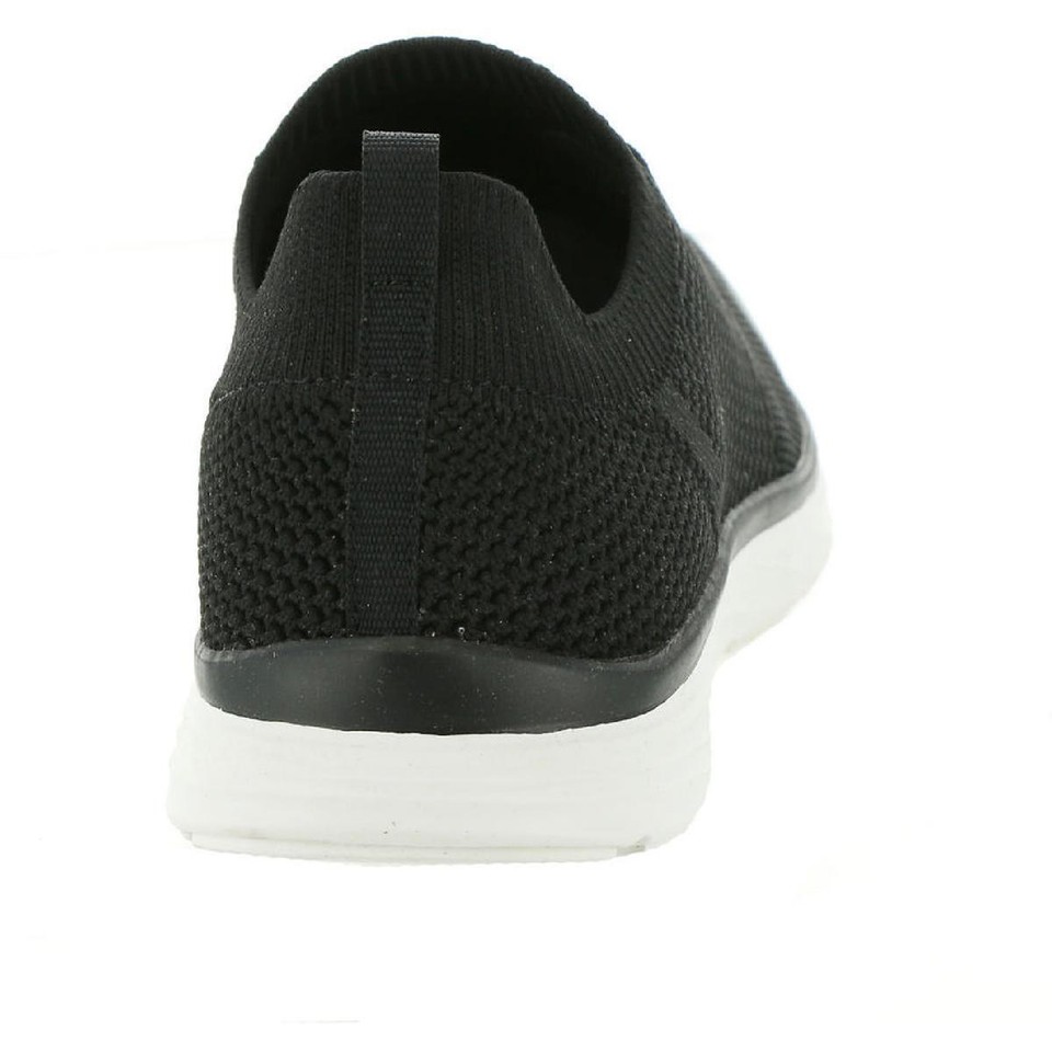 Vevo Active Womens Steffi B/W Slip-On Sneakers Shoes 9.5 Medium (B,M ...