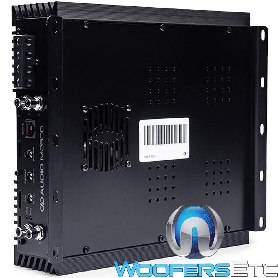 DD AUDIO M2500 MONOBLOCK CAR DYNAMIC 4000W SUBWOOFERS BASS 1-OHM ...