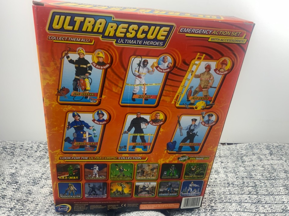 LANARD TOYS GI Joe Fire Marshall Ultimate Rescue 2002 , NIB Post 9/11 ...