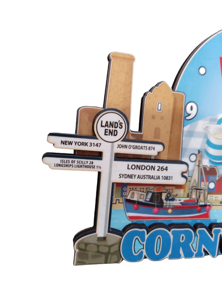 Cornish Clock Cornwall Clock Kernow Wood Standing Clock New UK | eBay UK