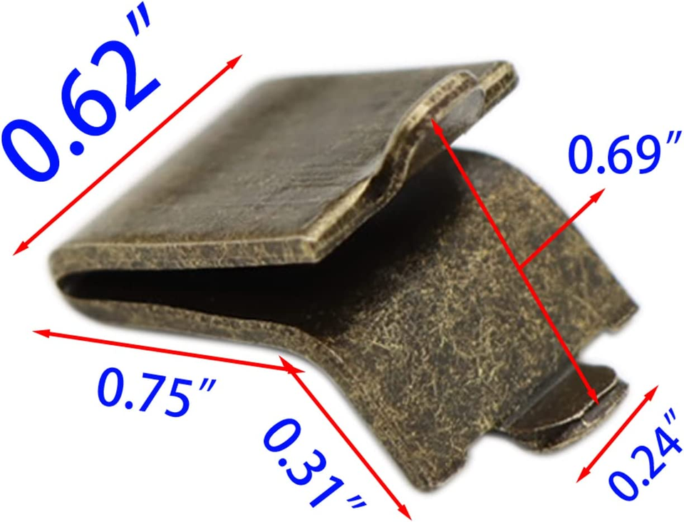 Adjustable Steel Pilaster Shelf Clip Support Shelving Bracket Clips for ...