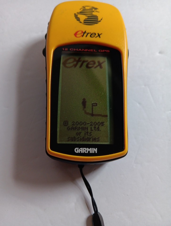 Garmin eTrex 12 Channel GPS Yellow Handheld Personal Navigator TESTED ...