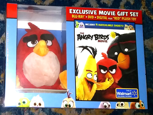 THE ANGRY BIRDS MOVIE EXCLUSIVE GIFT SET: BLU-RAY/DVD/RED PLUSH TOY ...