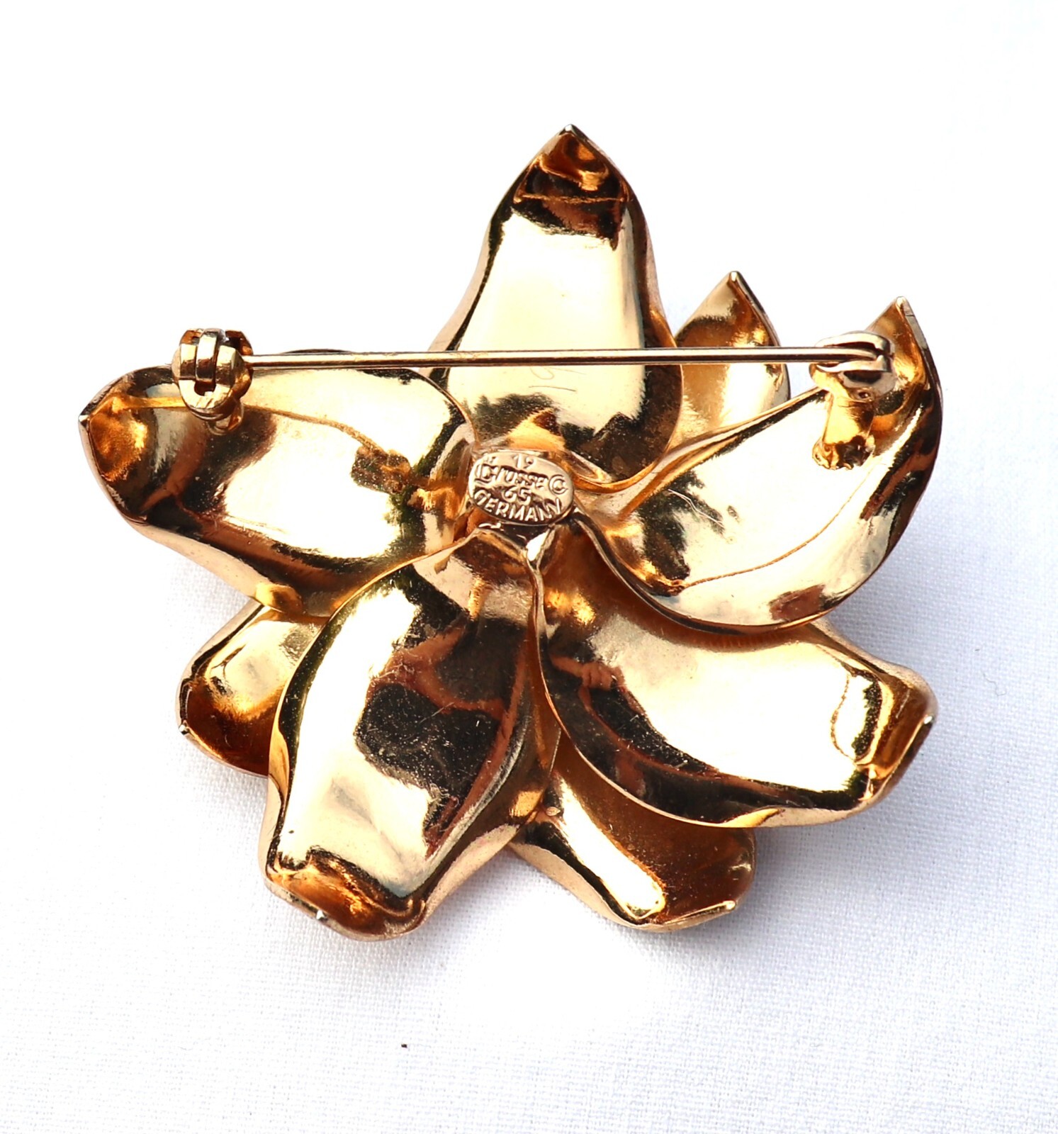 VINTAGE GROSSE CHRISTIAN DIOR 1965 GERMANY GOLD PLATE… - Gem