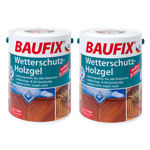 BAUFIX Wetterschutz-Holzgel Palisander 2-er Set | eBay