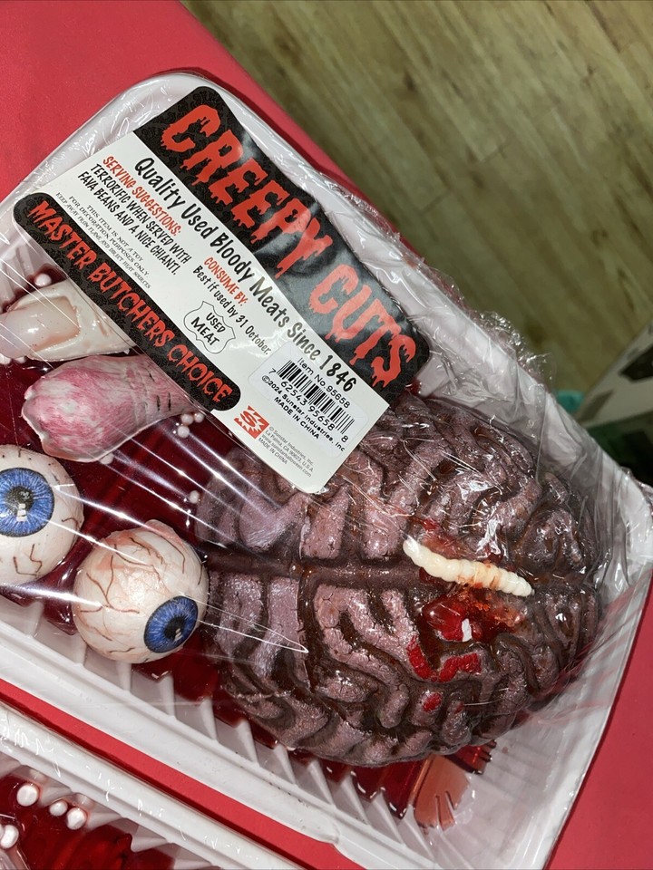 Halloween Prop GORY FOOD CREEPY CUTS. Lot Of Two Different Packs. New ...