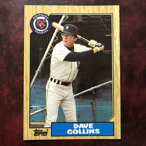 1987 Topps TIFFANY Set DAVE COLLINS #148 TIGERS ** MINT ** HIGH GRADE ...