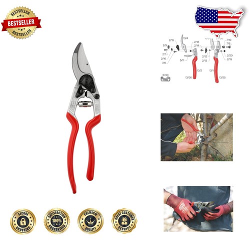 Durable Ergonomic Pruning Shears with Shock Absorber - Precision Garden ...