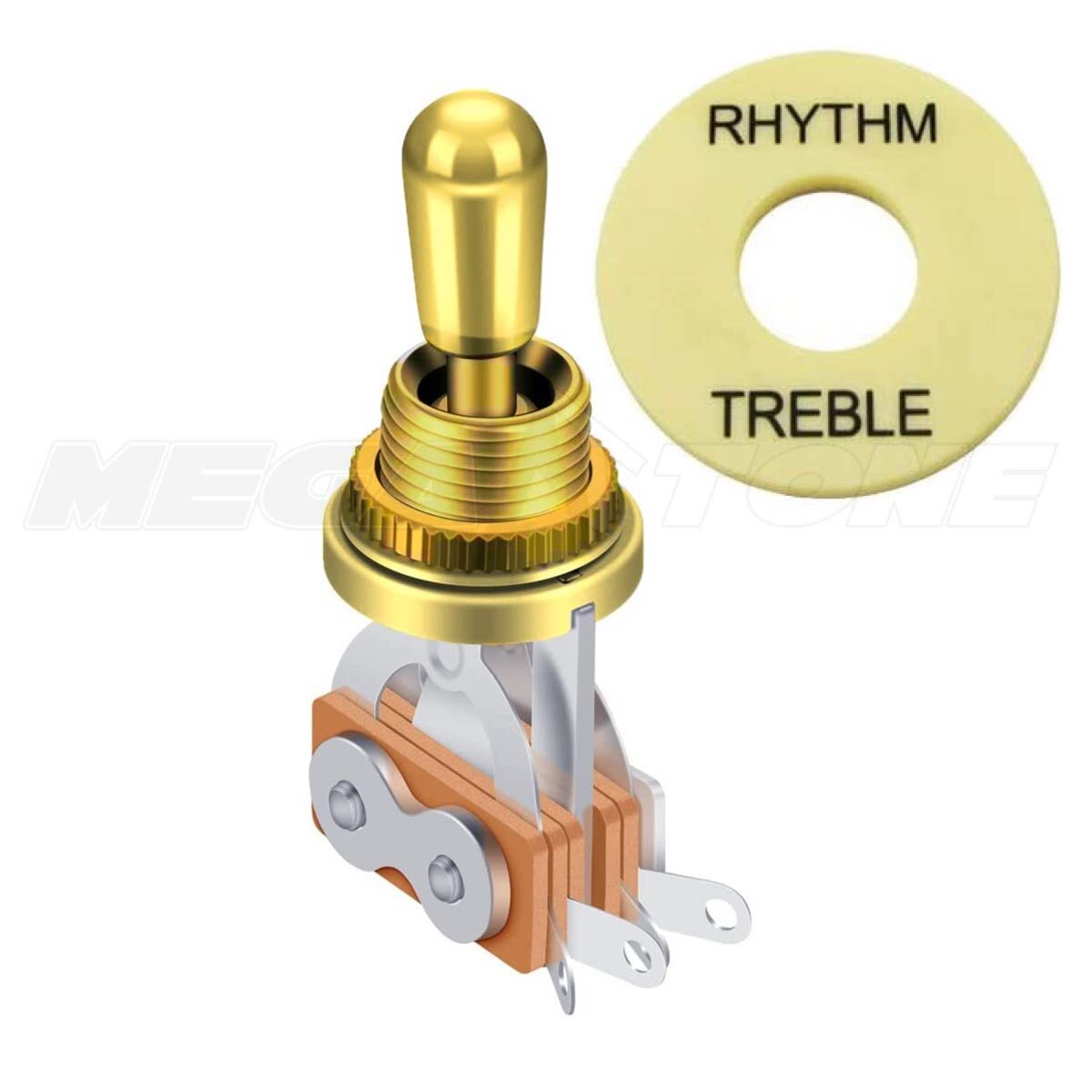 NEW GOLD 3-Way Toggle Switch w/Switch Plate for Gibson/Epiphone Les ...