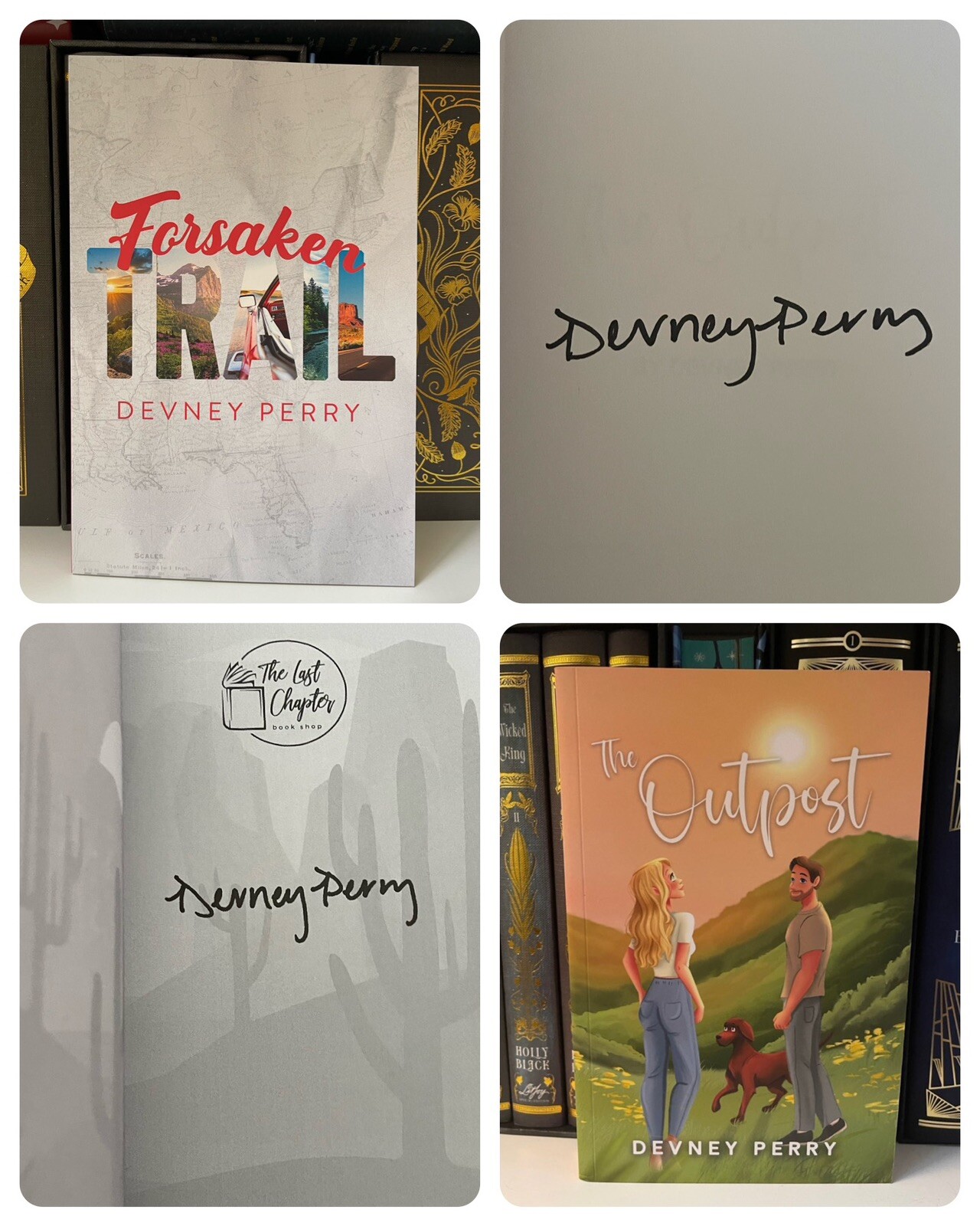 Devney Perry SIGNED The Outpost AND Forsaken Trail SIGNED Both books ...