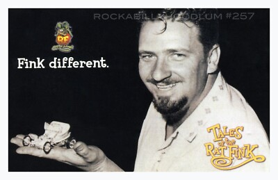 Ed Big Daddy Roth 11x17 Poster Print Old Stock Tales Rat Fink Portrait ...