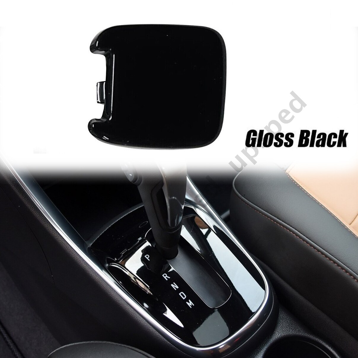 Black Gear Shift Gaiter Boot Console Cap Cover Trim For Chevrolet TRAX ...