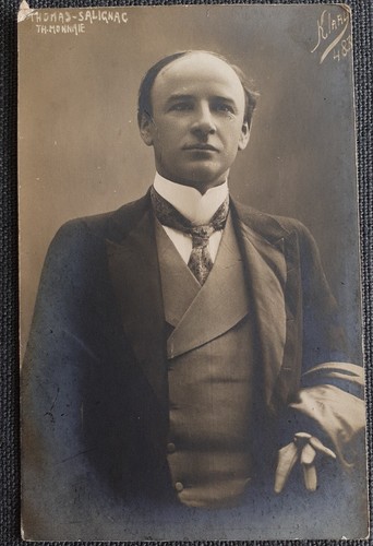 Postcard Thomas Salignac opera singer RP musical | eBay