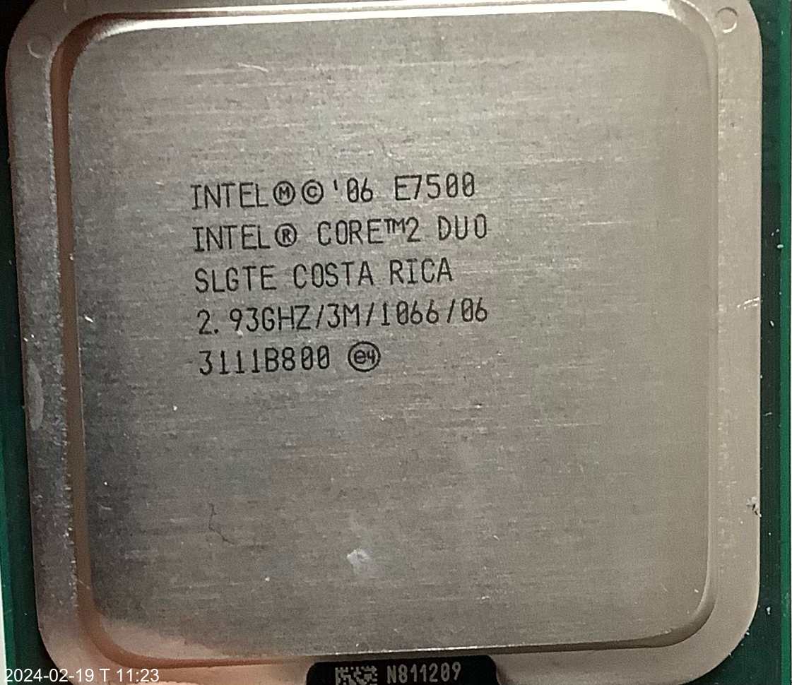 Intel 06 E7500 CORE 2 DUO 2.93GHZ CPU PROCESSOR | eBay