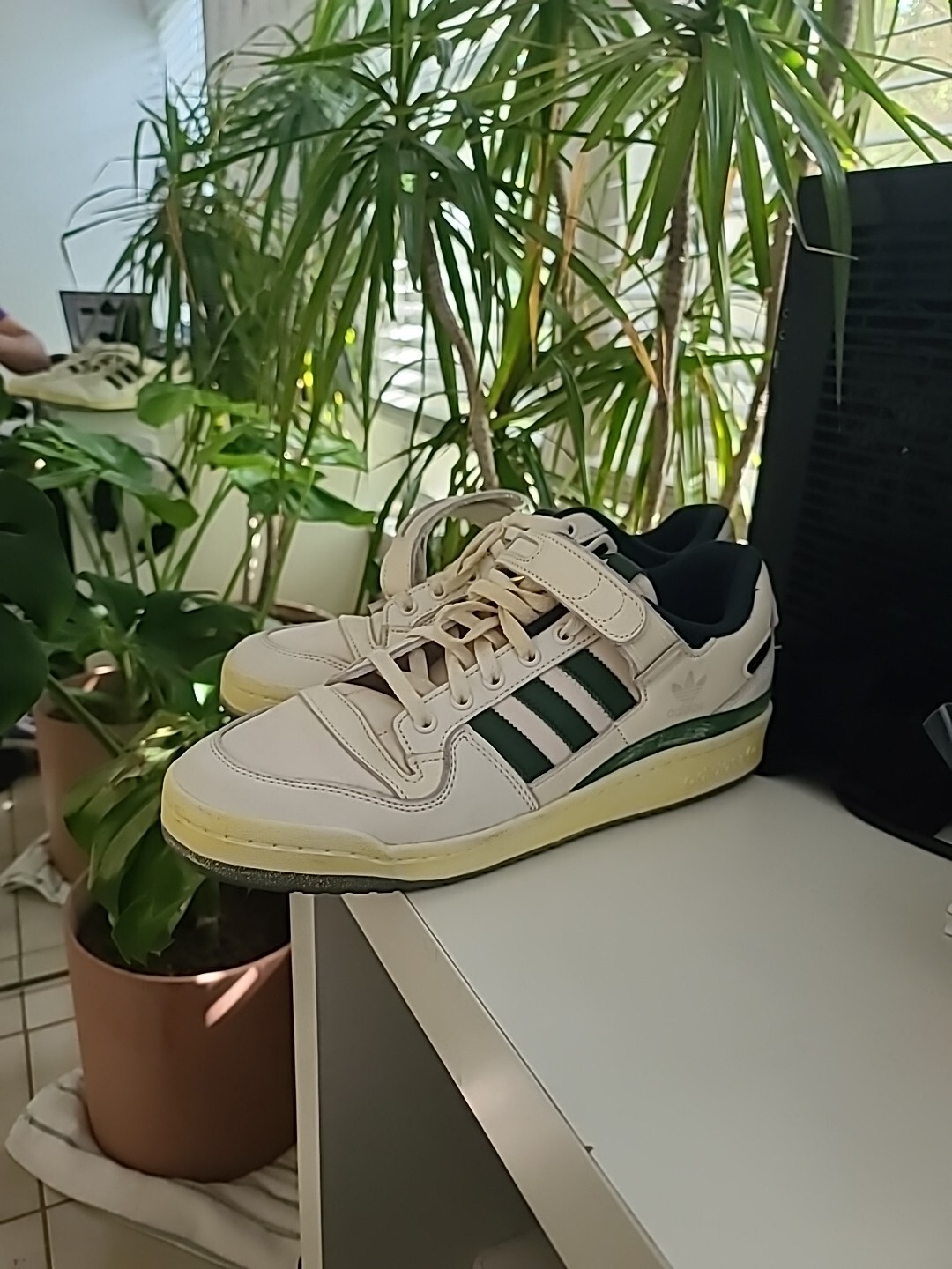 adidas forum low White Green - Gem