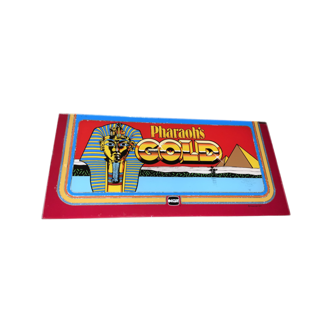 Slot Machine Glass Pharaoh’s Gold IGT (20.3/8” x 9.5/8”) Authentic | eBay