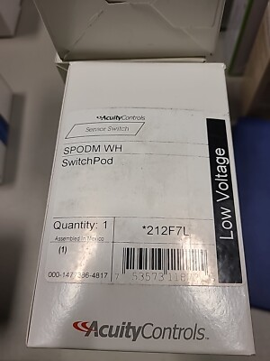 SPODM WH ACUITY CONTROLS Sensor Switch SWITCHPOD Lighting Control ...