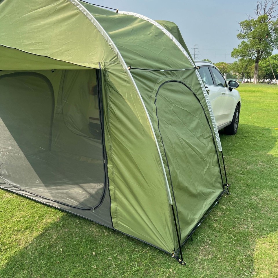Outdoor Portable Waterproof SUV Car Trunk Sunshade Camp Tent Black Rear ...